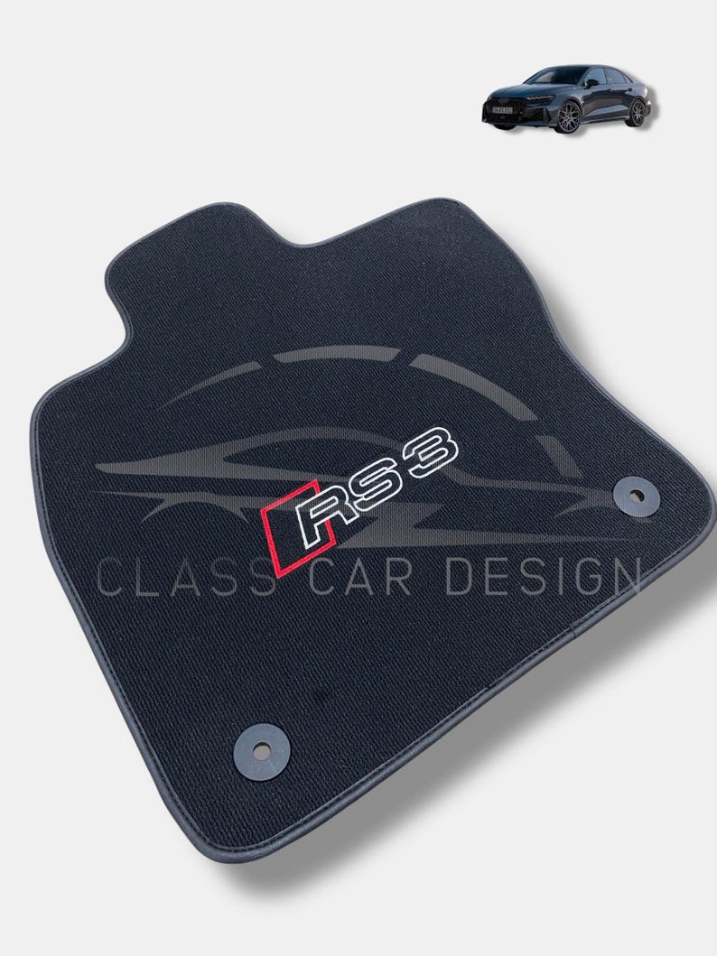 Audi RS3 Custom Fit Luxury Velour Carpet Floor Mats – OEM Quality Car ...
