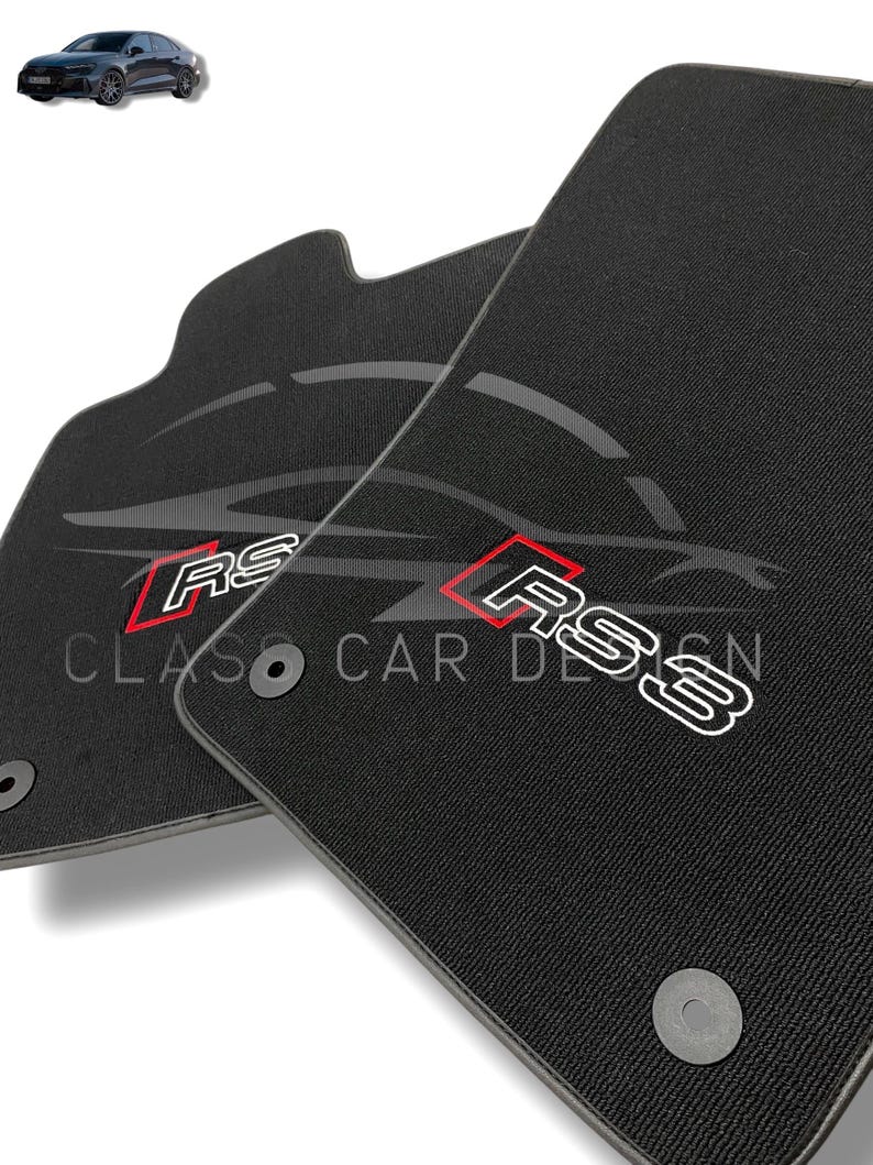 Audi RS3 Custom Fit Luxury Velour Carpet Floor Mats – OEM Quality Car ...