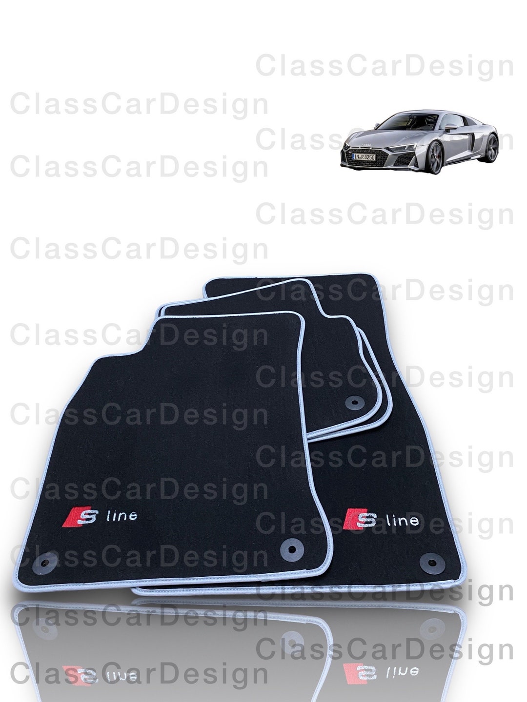 Luxury Car Carpet Velour Floor Mats for Audi A1-A3-A4-A5-A6-A7-A8-S-RS-Q2-Q3-Q5-Q7-Q8 Series - Etsy