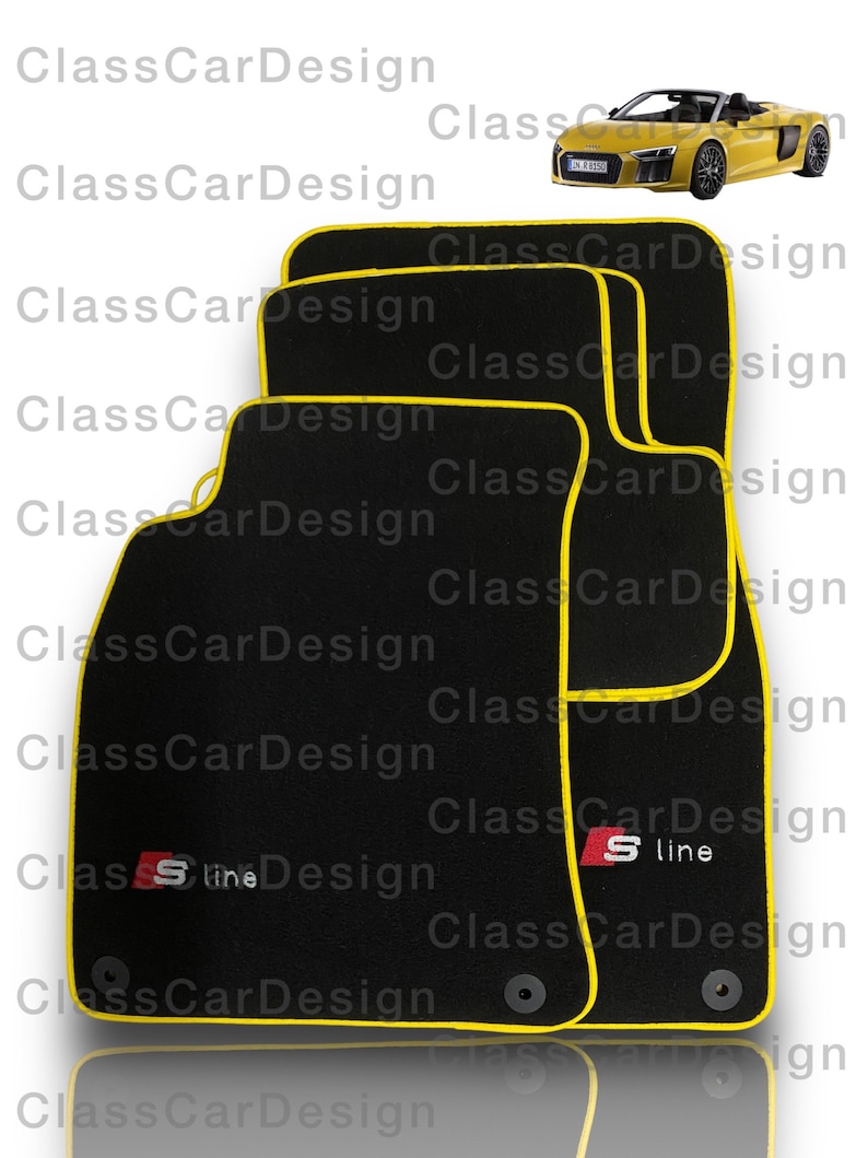 Luxury Car Carpet Velour Floor Mats for Audi A1-A3-A4-A5-A6-A7-A8-S-RS ...