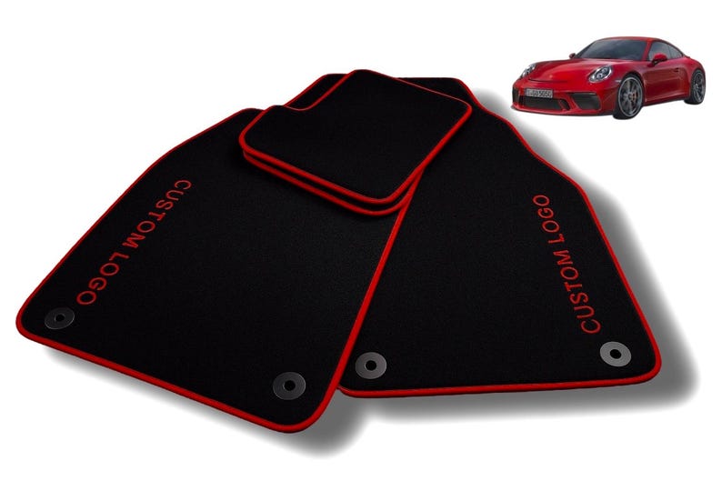 Porsche 911 992 Carpet Floor Mats (2019-2025) – Custom Fit Luxury ...