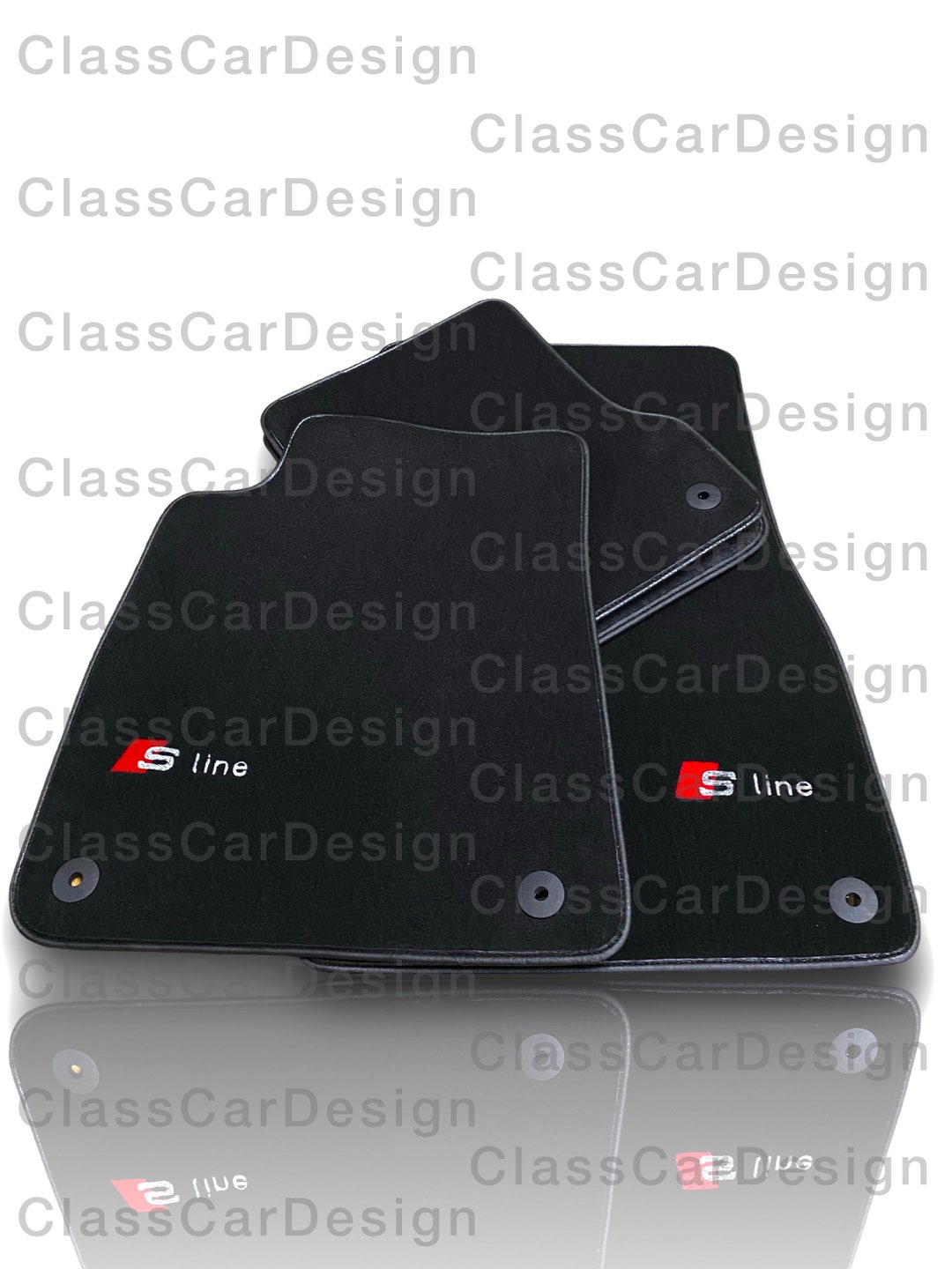 Luxury Car Carpet Velour Floor Mats for Audi A1-A3-A4-A5-A6-A7-A8-S-RS ...