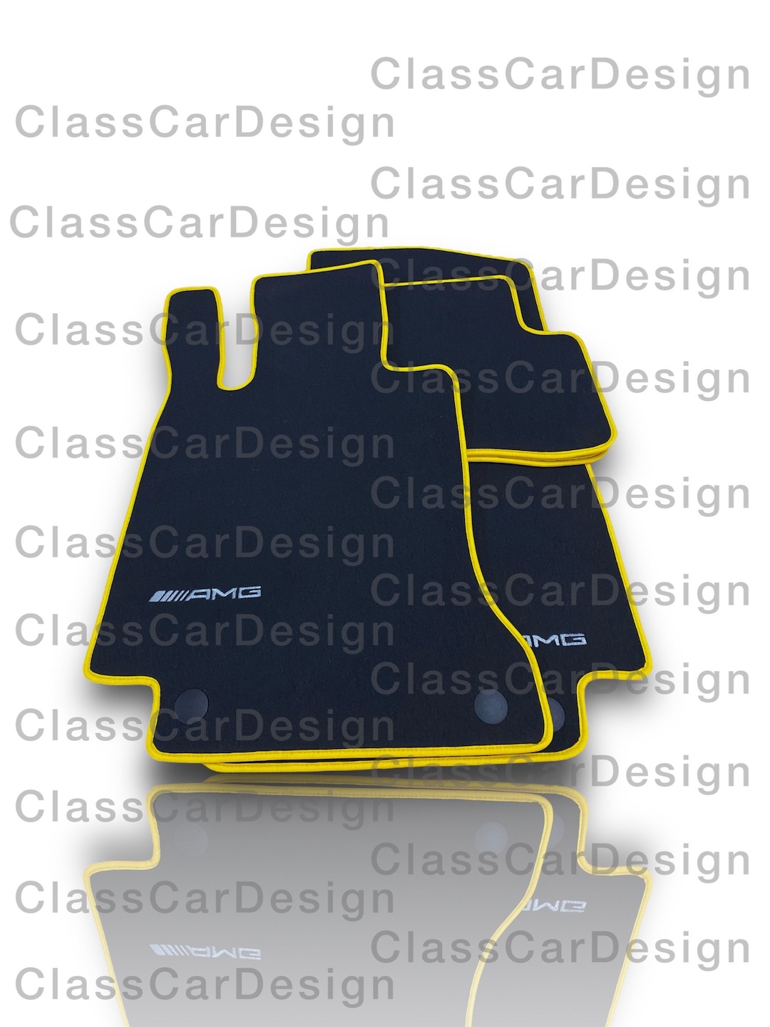 Luxury Car Carpet Velour Floor Mats for Mercedes Amg All Models A-c-cl ...