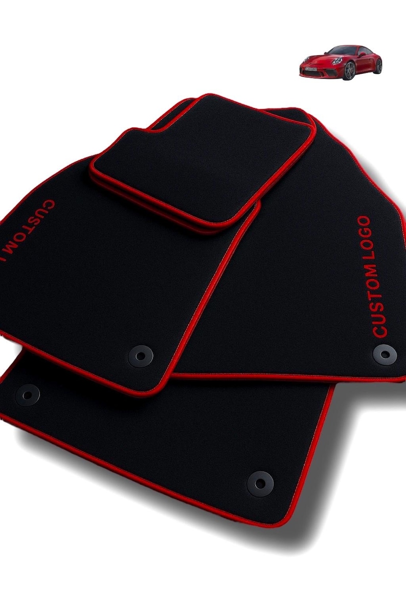 Porsche 911 992 Carpet Floor Mats (2019-2025) – Custom Fit Luxury ...