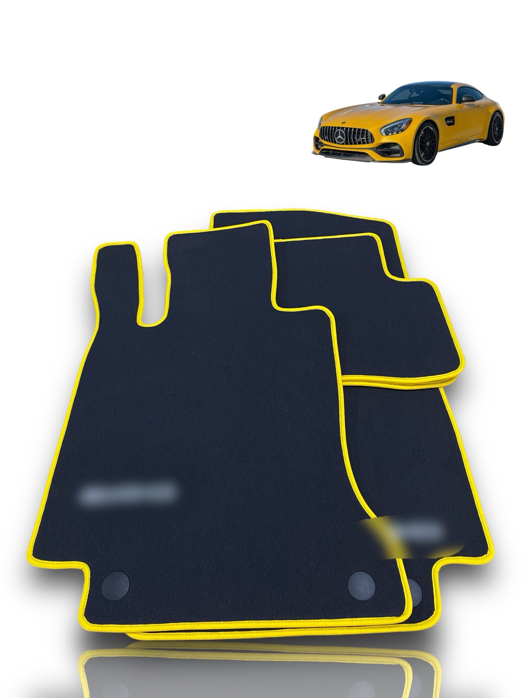 Luxury Car Carpet Velour Floor Mats for Mercedes Benz Models AMG Gt-c ...