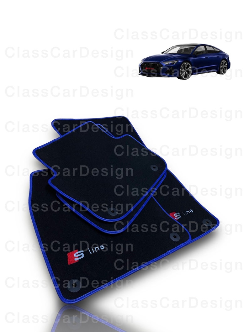 Luxury Car Carpet Velour Floor Mats for Audi A1-A3-A4-A5-A6-A7-A8-S-RS ...