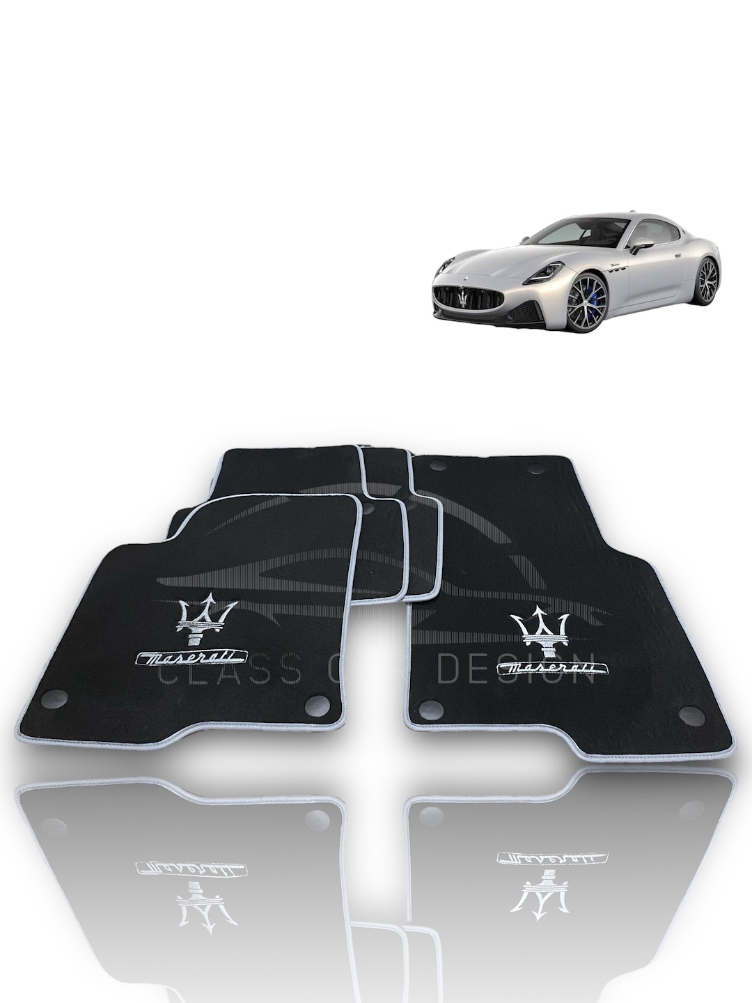 Maserati Carpet Floor Mats for Ghibli / Levante / Quattroporte ...