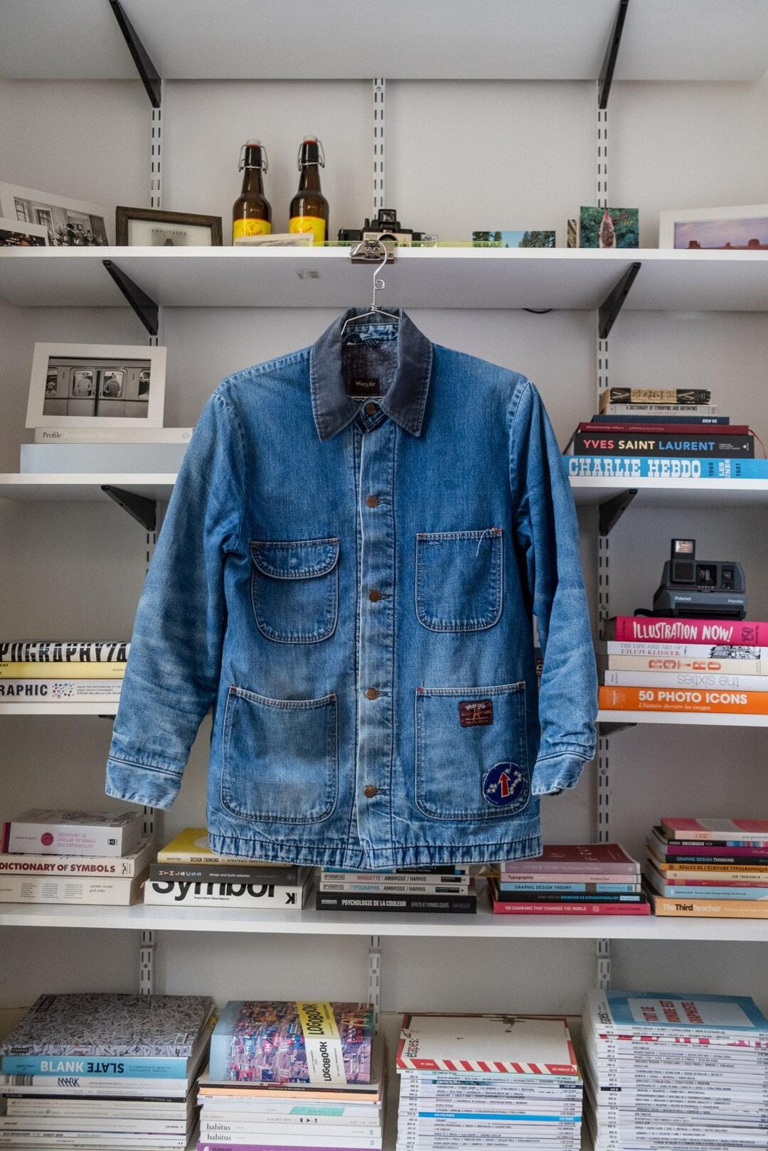 80s Wrangler Chore Denim Stone Wash Jacket - Etsy