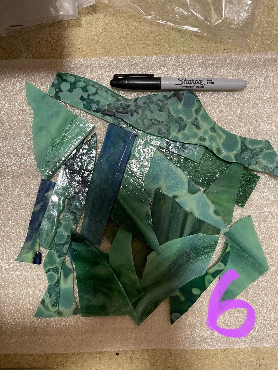 Scrap Stained Glass 6 - Etsy