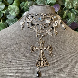 Funky Cross Necklace - Etsy