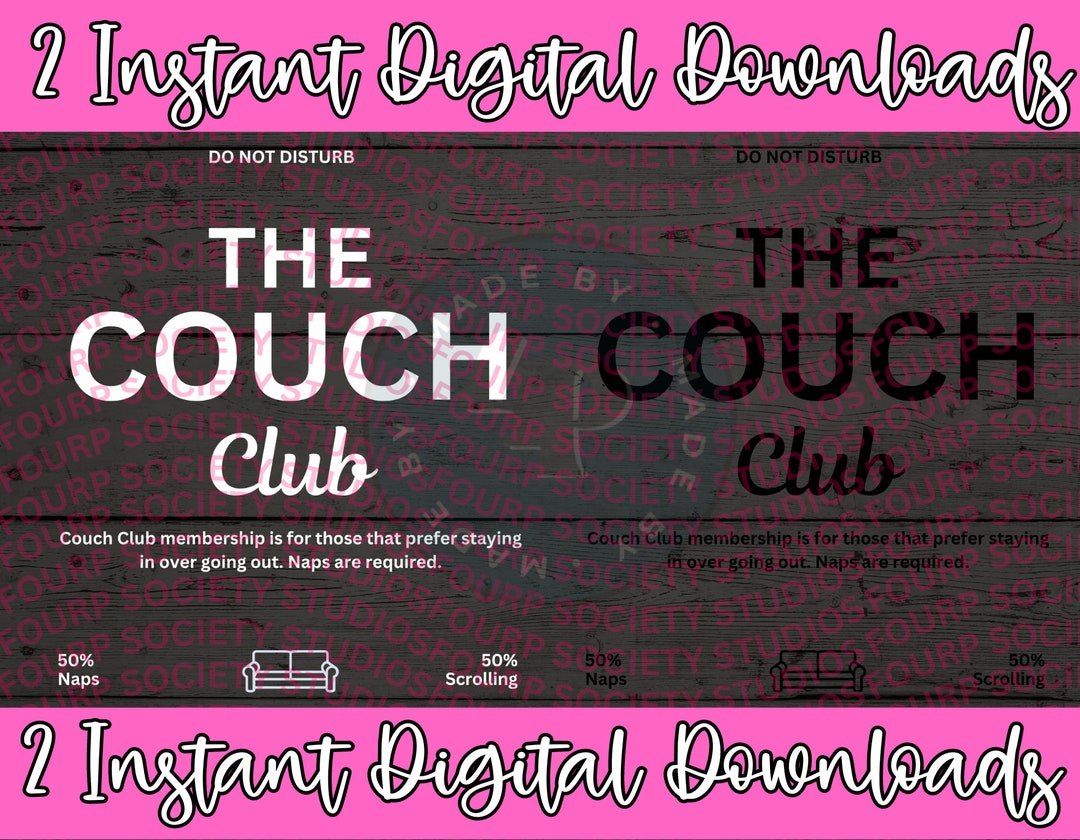 Club PNG, Couch Club PNG, Lounge Club PNG, - Etsy