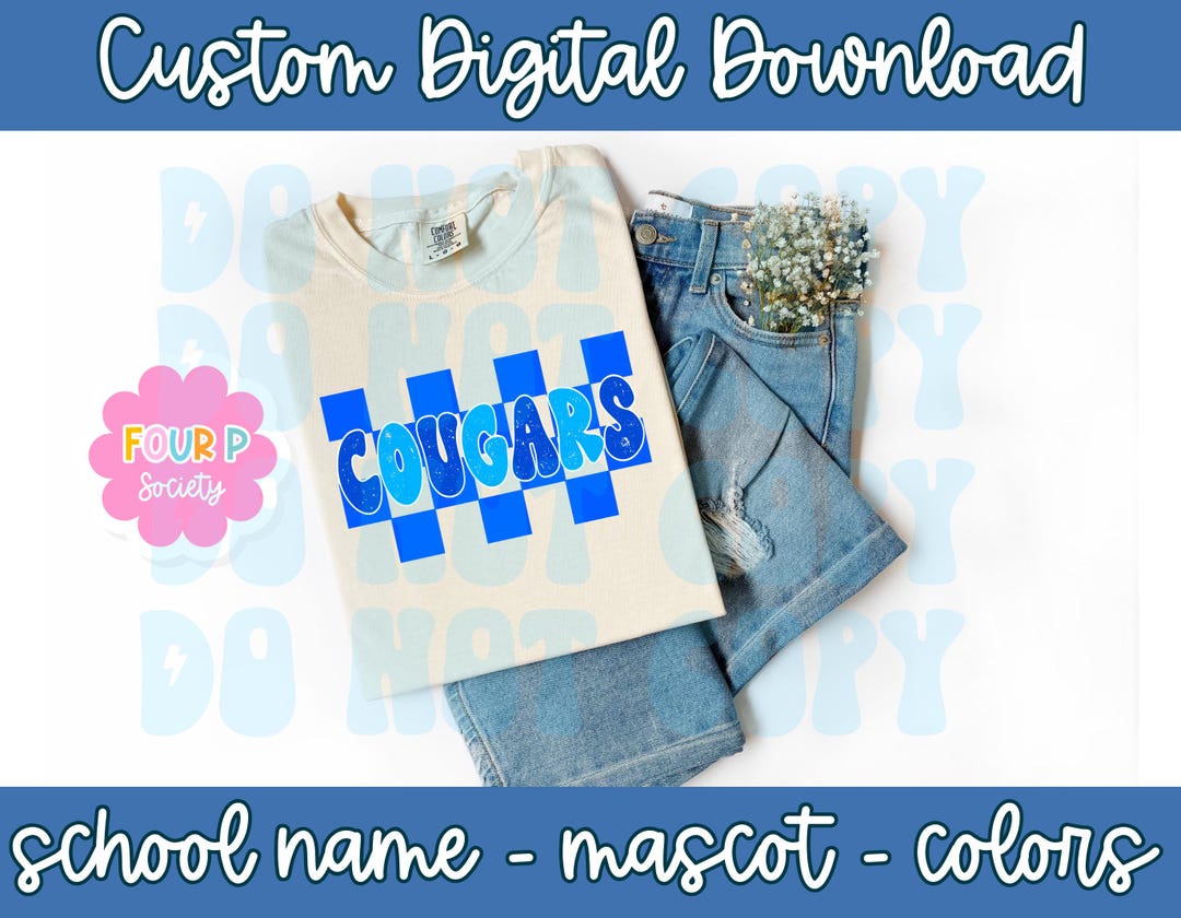 Custom Spirit Shirt, PNG, Digital Download, Custom Spirit Shirt, Mascot ...