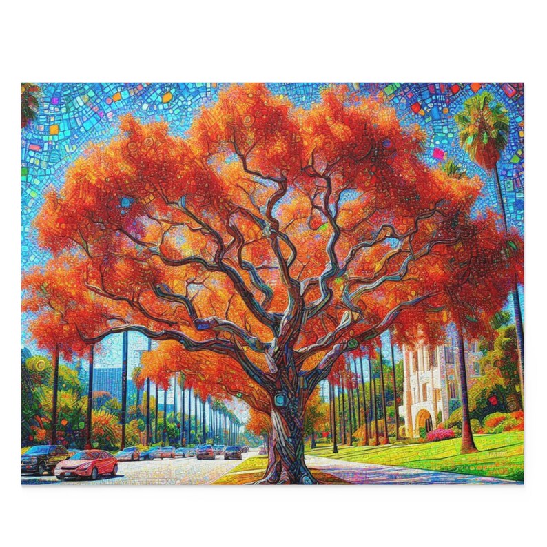 A Dazzling Jackson Pollock-inspired Puzzle, Maple Tree in Beverly Hills ...