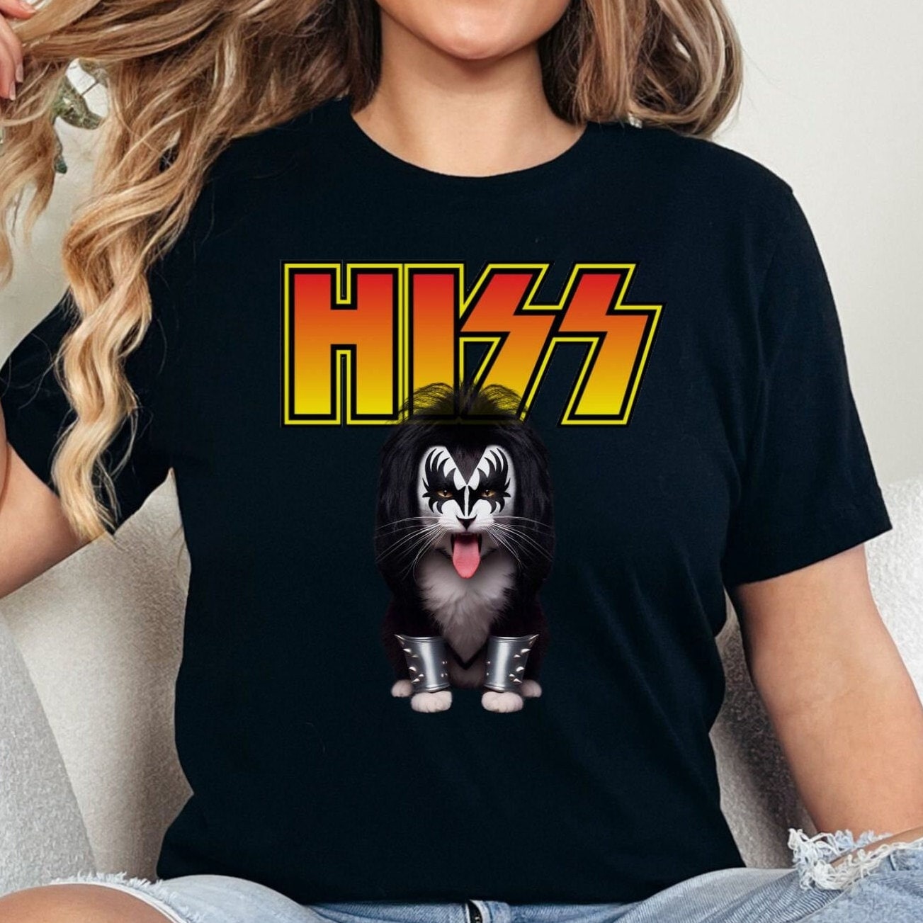 HISS Cat Png Kiss Band Parody Png Gene Simmons is Rock Royalty Png Kiss ...
