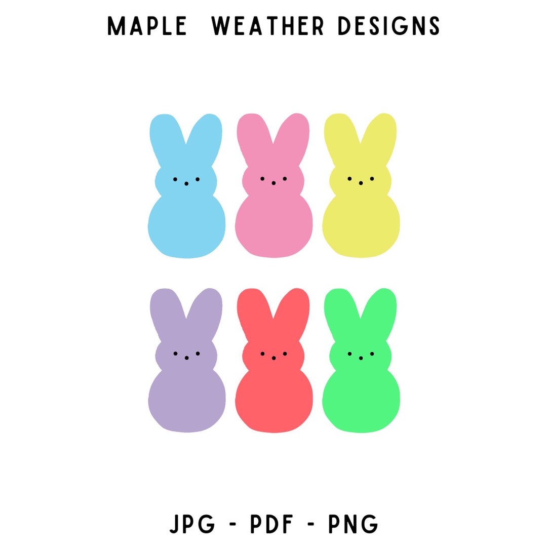 Easter Png Easter Bunny Png Bundle Spring Png Easter Peeps Png Peeps ...