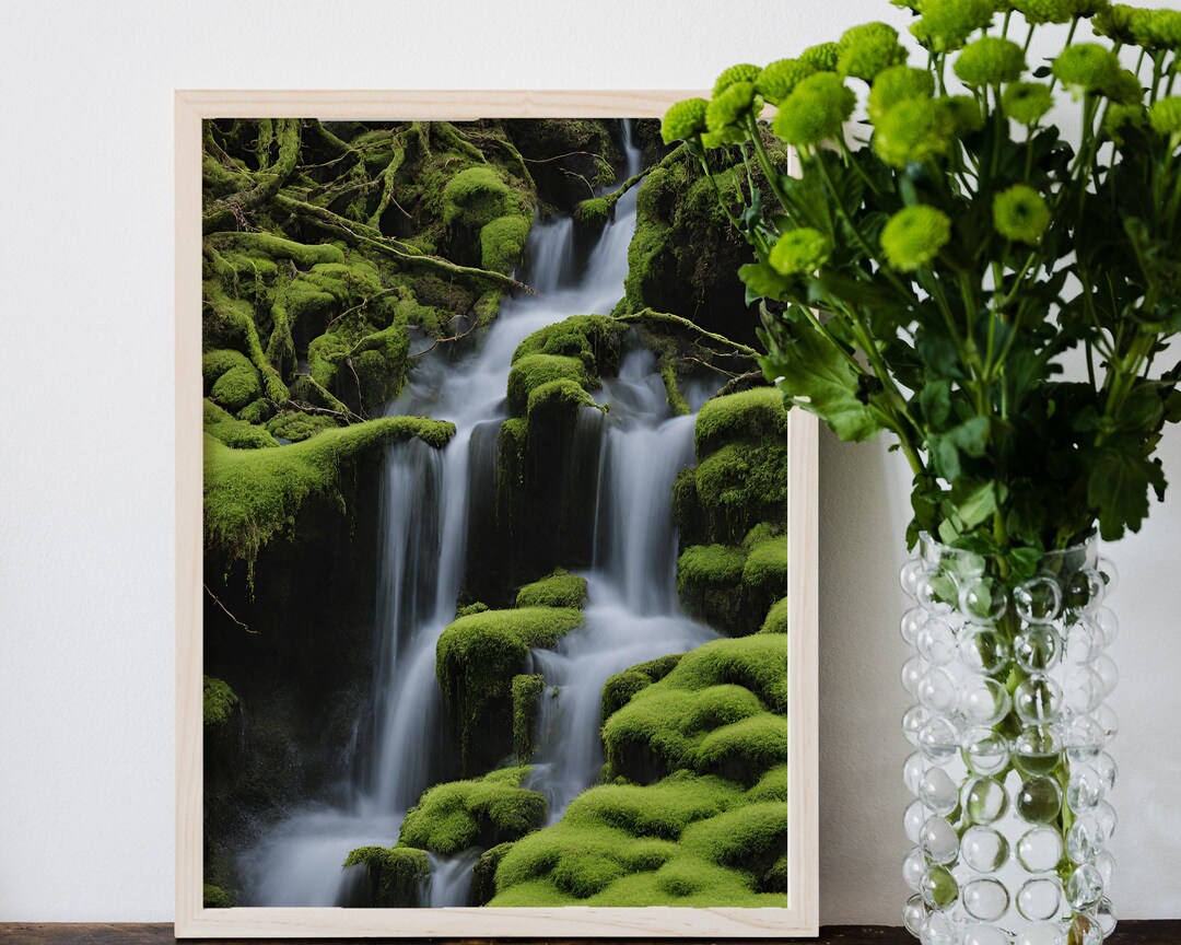 Moss Wall Art Printable |digital Wall Art| Succulent Wall Art |moss ...