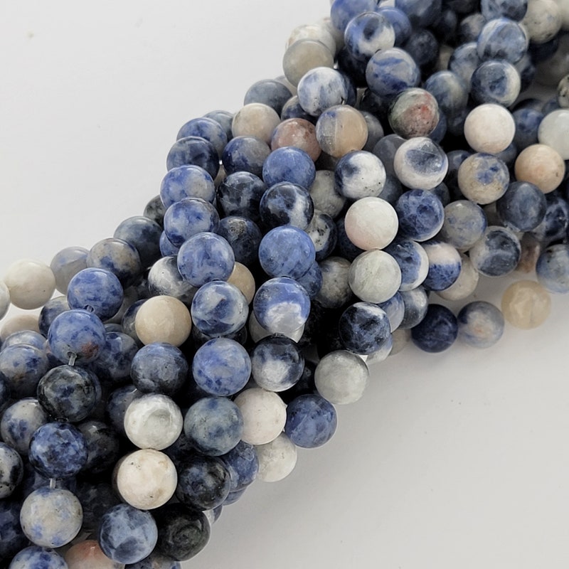 Blue Jasper Beads - Etsy