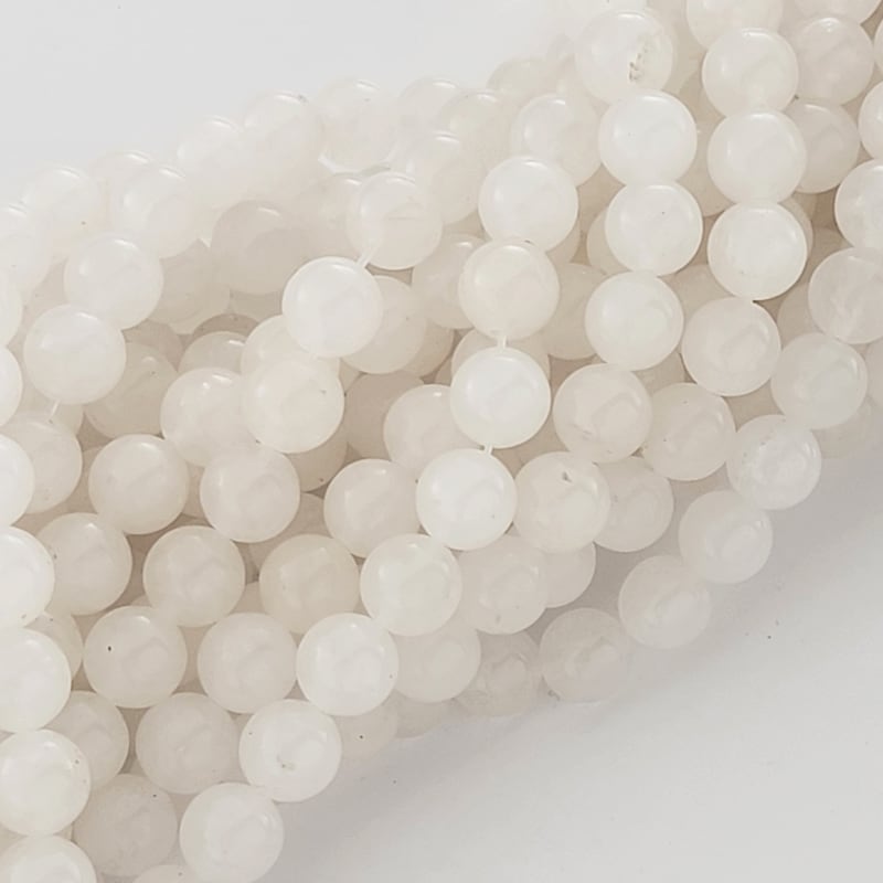 White Agate Beads - Etsy