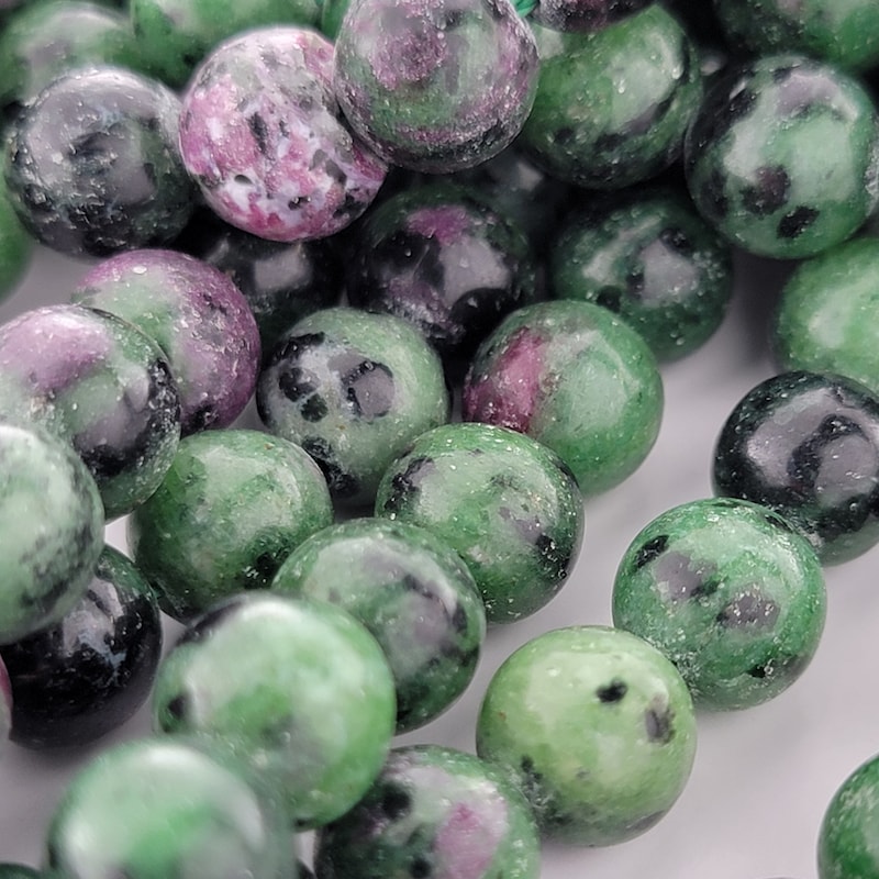 Ruby Zoisite Beads - Etsy