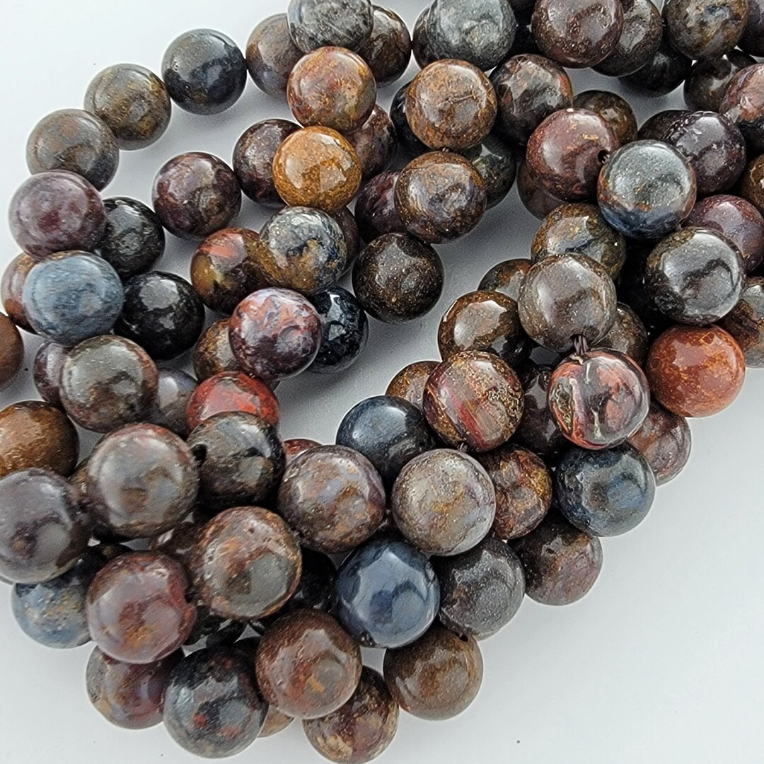 Pietersite Jasper Beads Tempest Stone Gemstone 6mm 8mm 10mm Natural ...