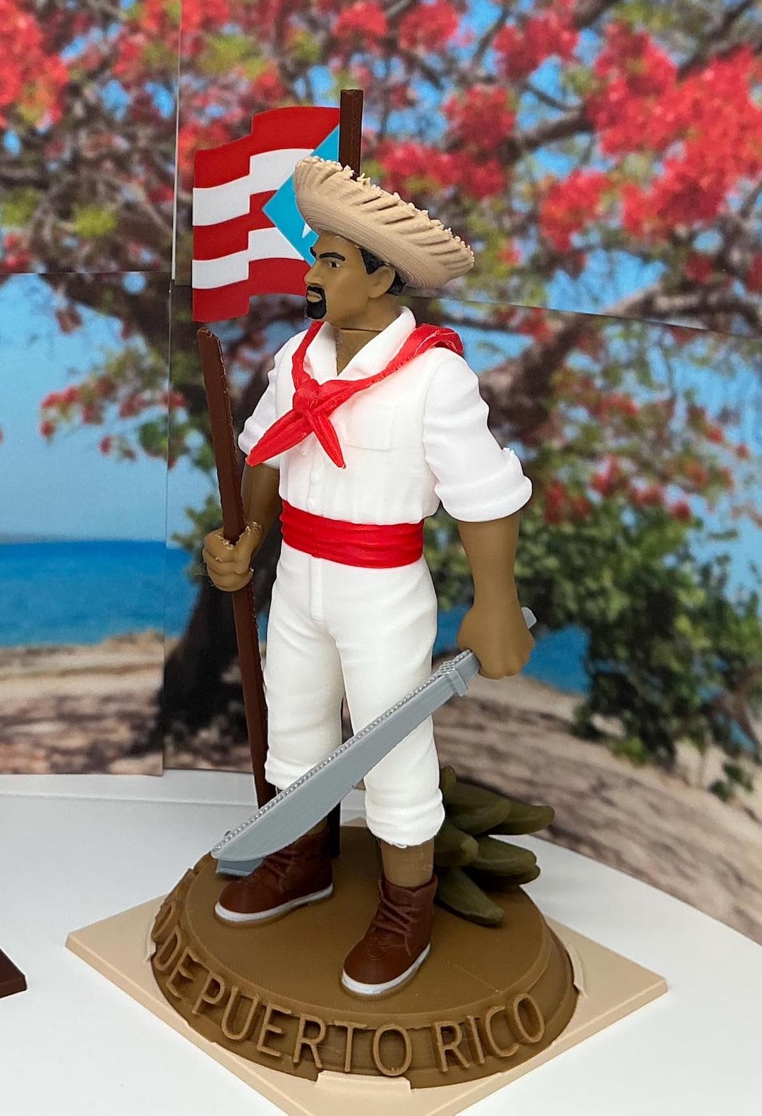 Jibaro Puerto Rico, Jibaro Puertorriqueño, Adorno Artesanal Boricua. - Etsy