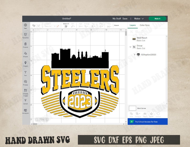 Steelers Svg, Steelers Png, Cricut File, Silhouette Dxf, Sublimation ...