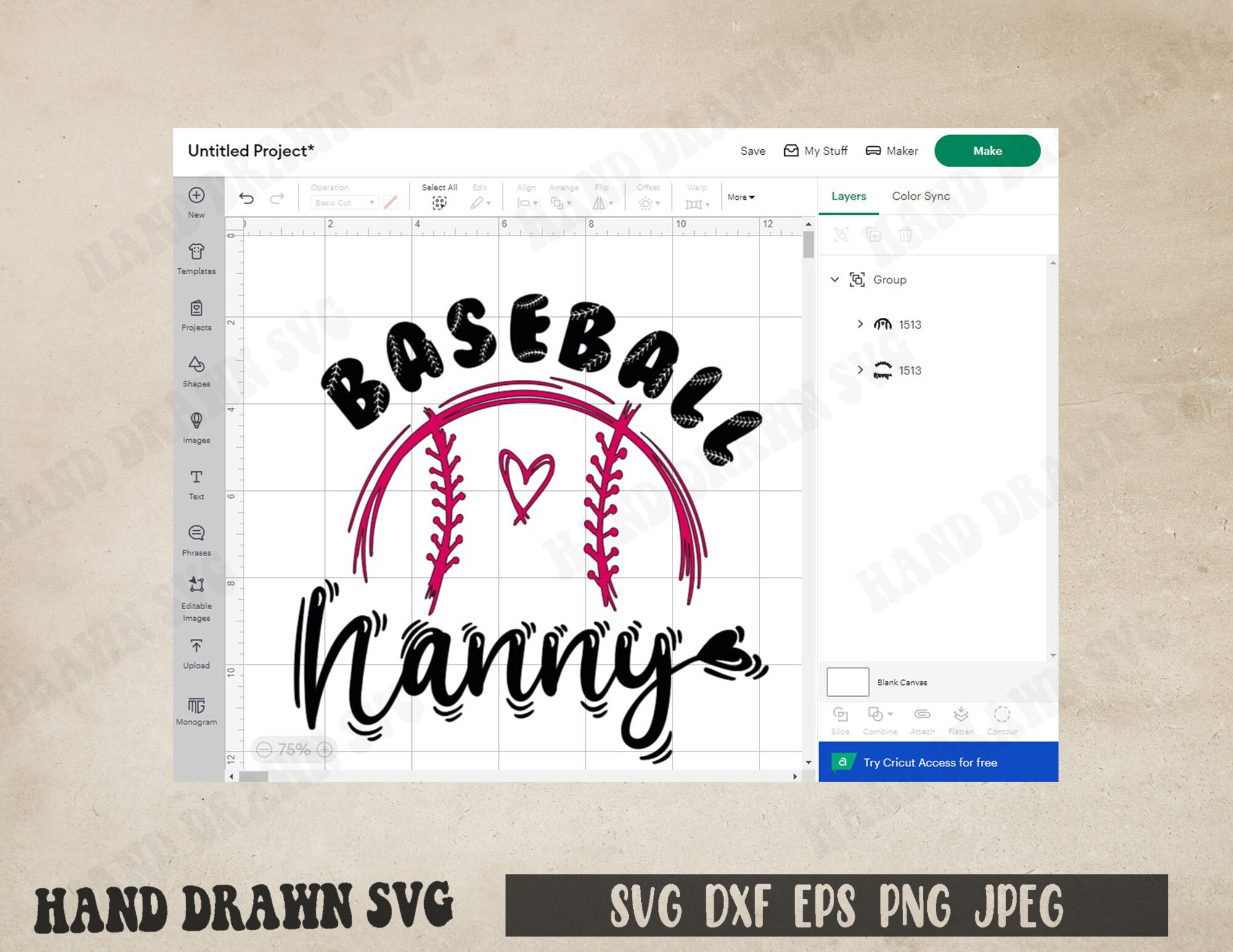 Baseball Nanny Svg, Baseball Nanny Png, Baseball Svg, Cricut File ...