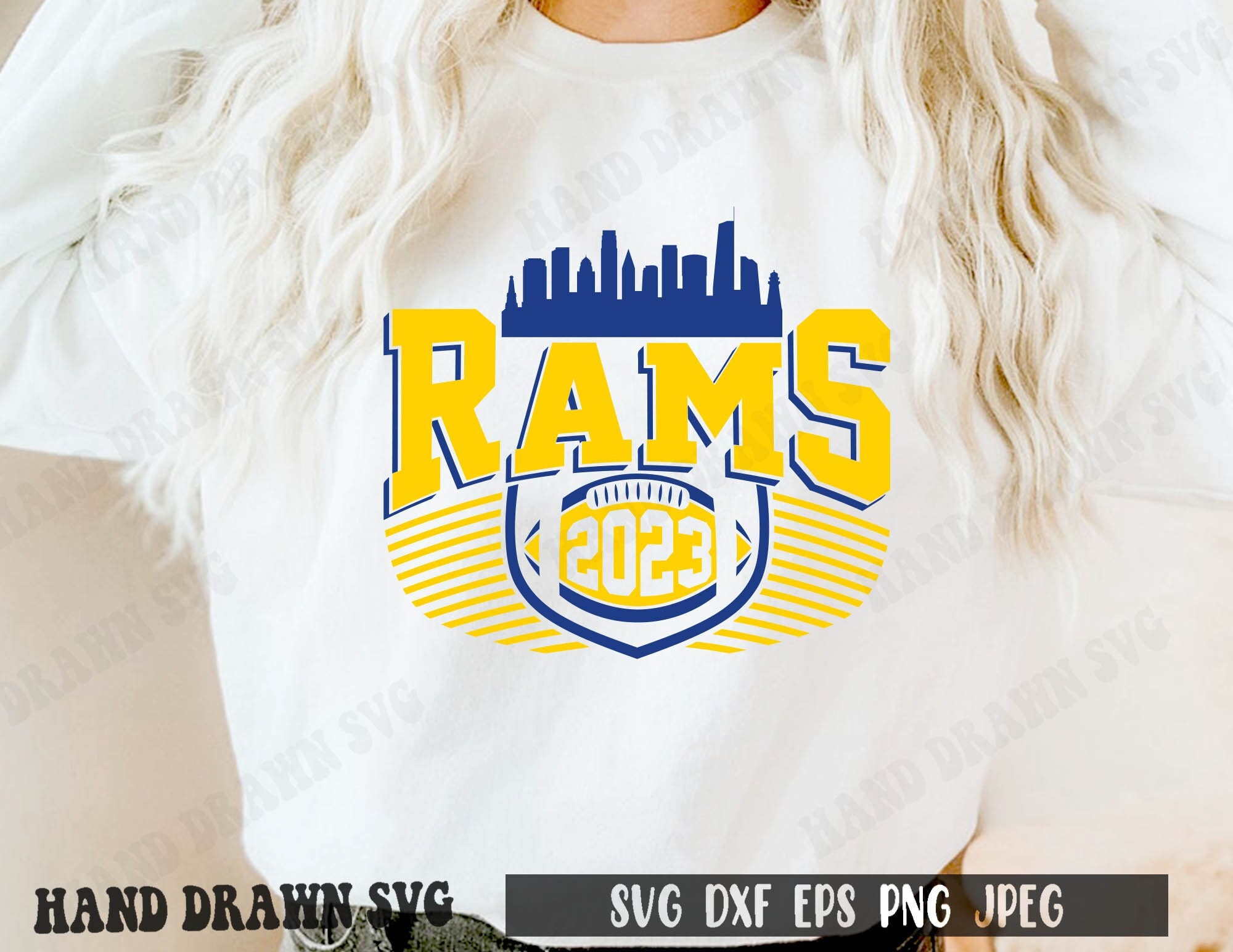 Rams Svg Rams Png Cricut File Silhouette Dxf Sublimation - Etsy