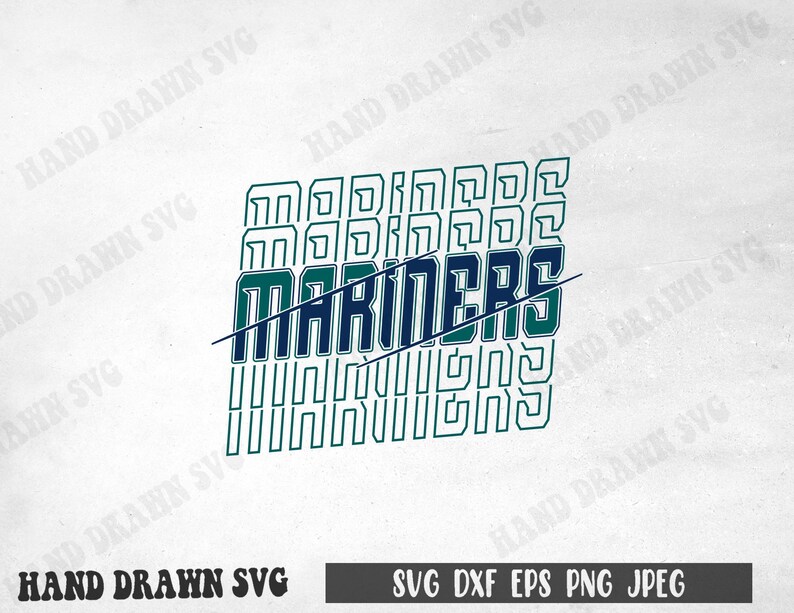 Stacked Mariner Svg Png, Mariners Png, Cheer Svg, Svg for Shirt, School ...