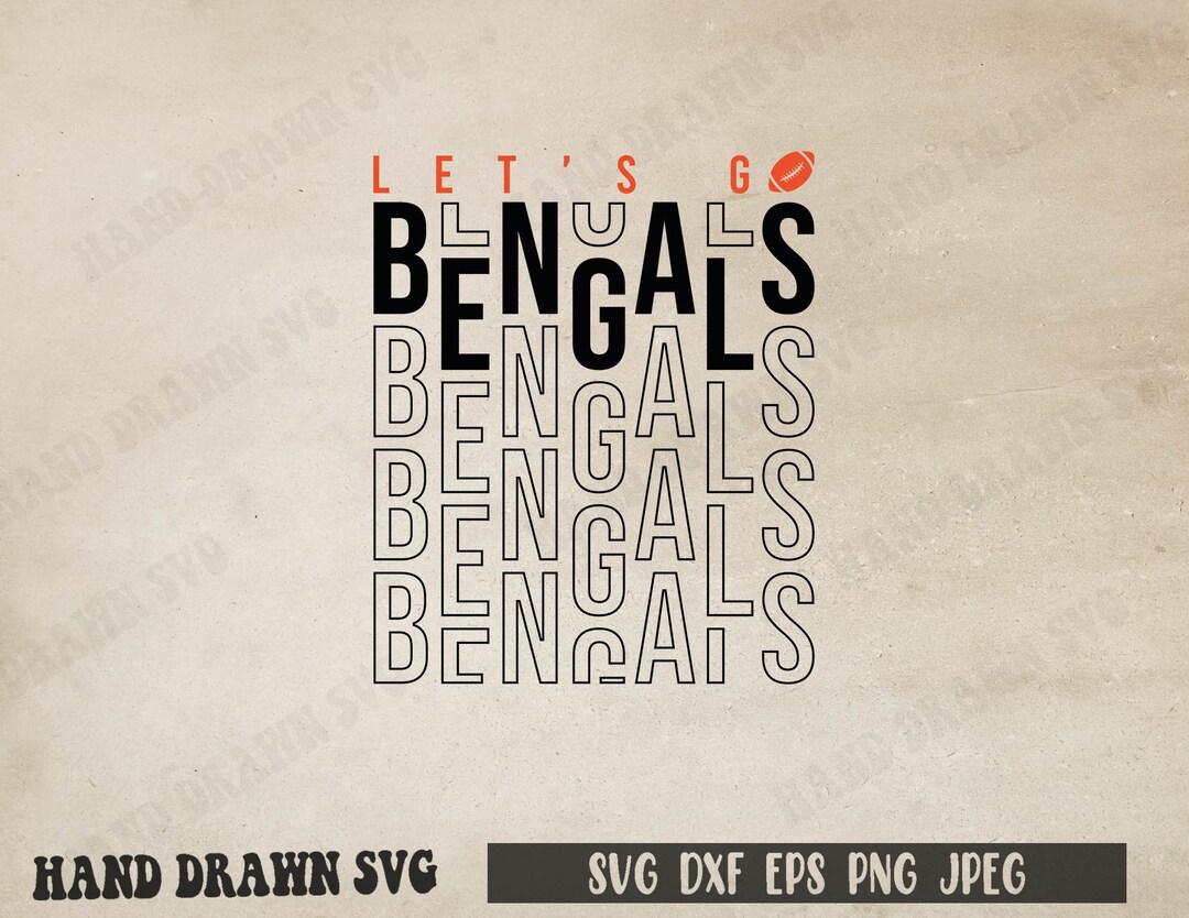 Bengals Svg, Cricut File, Bengals Png, Silhouette Dxf, Sublimation Png ...