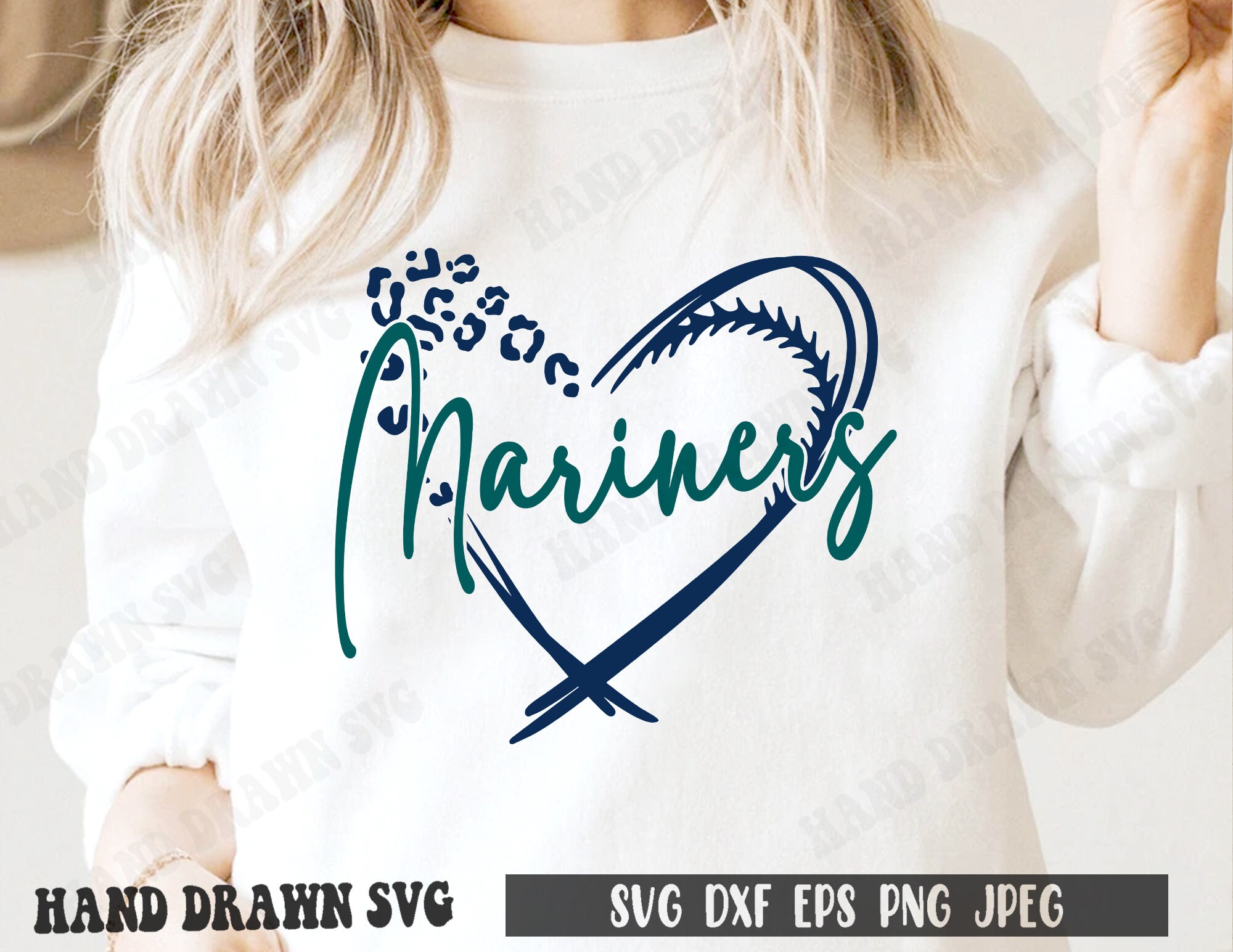 Leopard Softball Svg, Softball Png, Mariner Softball Shirt Svg, Cricut ...