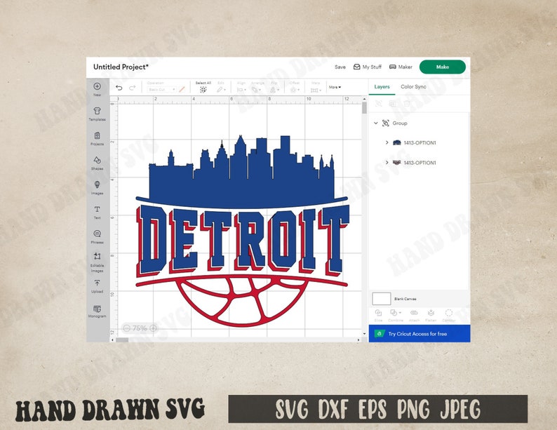 Detroit Basketball Svg, Detroit Basketball Png, Basketball Cricut File ...