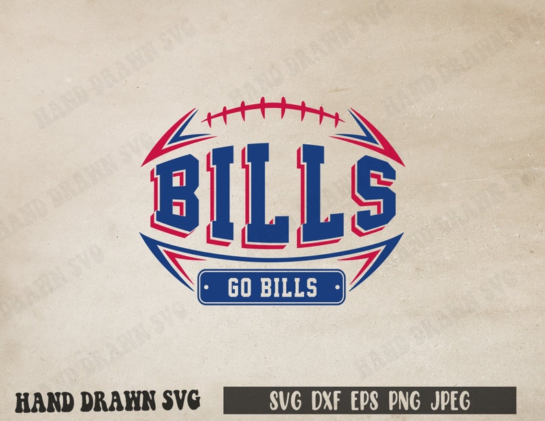 Go Bills Svg, Bills Svg, Bills Png, Cricut File, Silhouette Dxf ...