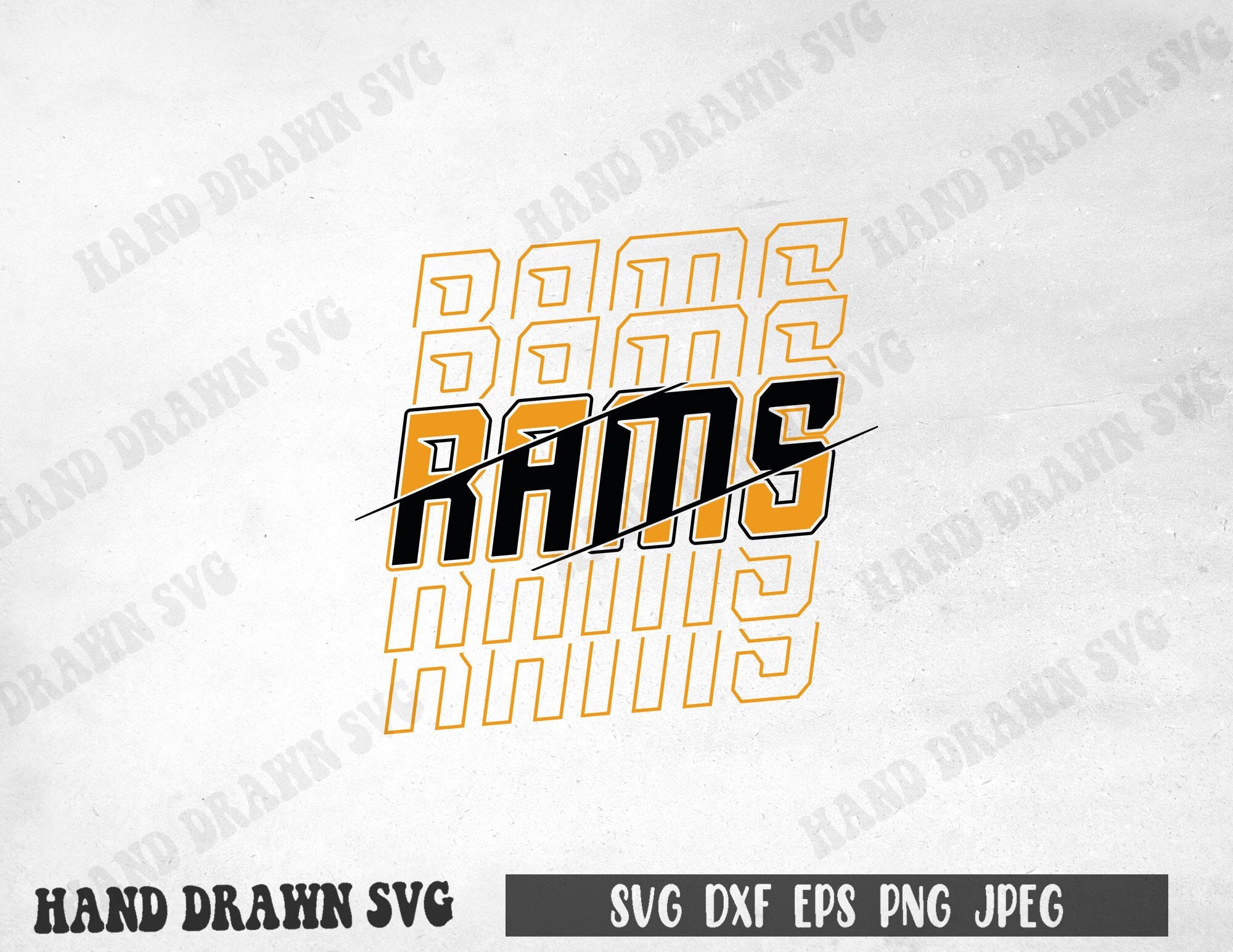 Stacked Rams Svg Png, Rams Png, Mascot Svg, Svg for Shirt, School ...