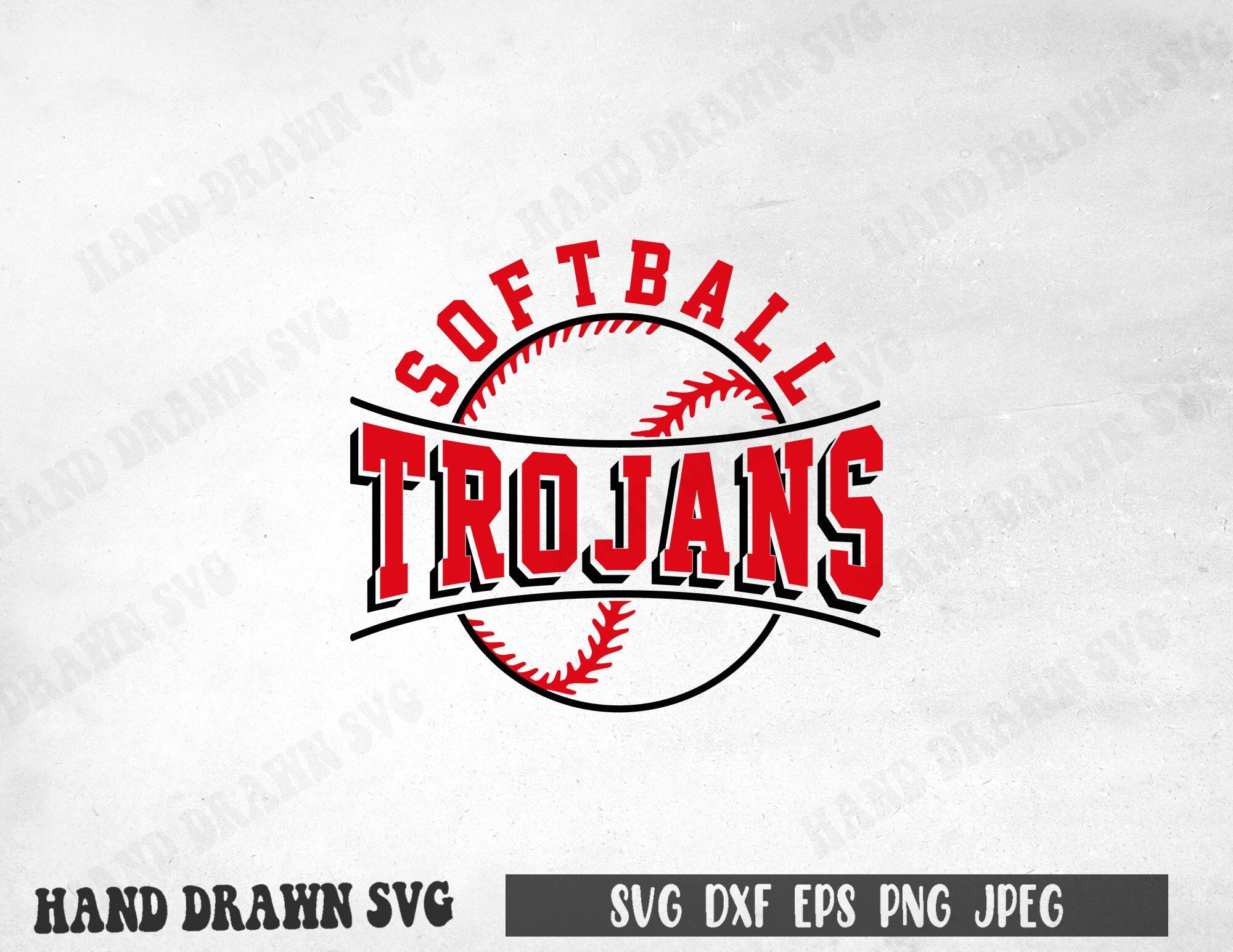 Softball Svg, Softball Png, Trojan Svg, Softball Shirt Svg, Cricut File ...