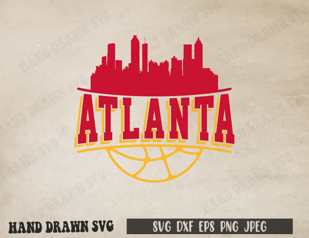 Atlanta Basketball Svg, Atlanta Basketball Png, Basketball Cricut File ...