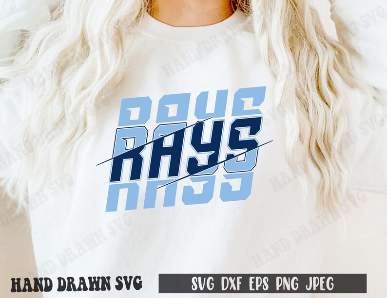 Stacked Ray Svg Png, Ray Png, Cheer Svg, Svg for Shirt, School Mascot ...