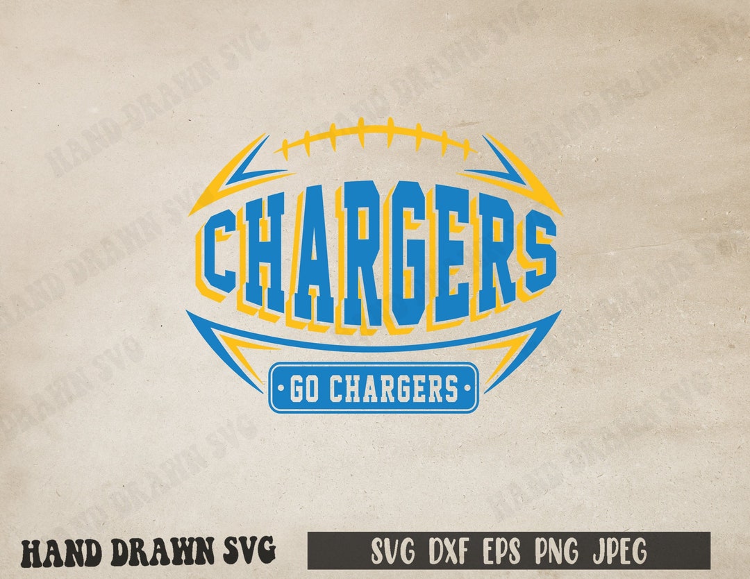 Charger Football Svg, Charger Png, Chargers, Football Clipart. Cricut ...