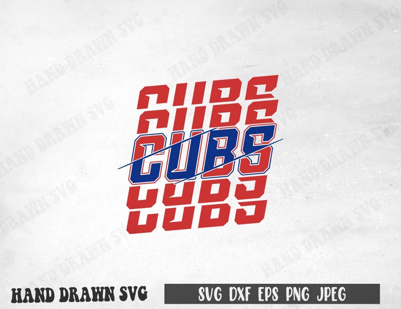 Stacked Cub Svg Png, Cub Png, Mascot Svg, Svg for Shirt, School Mascot ...