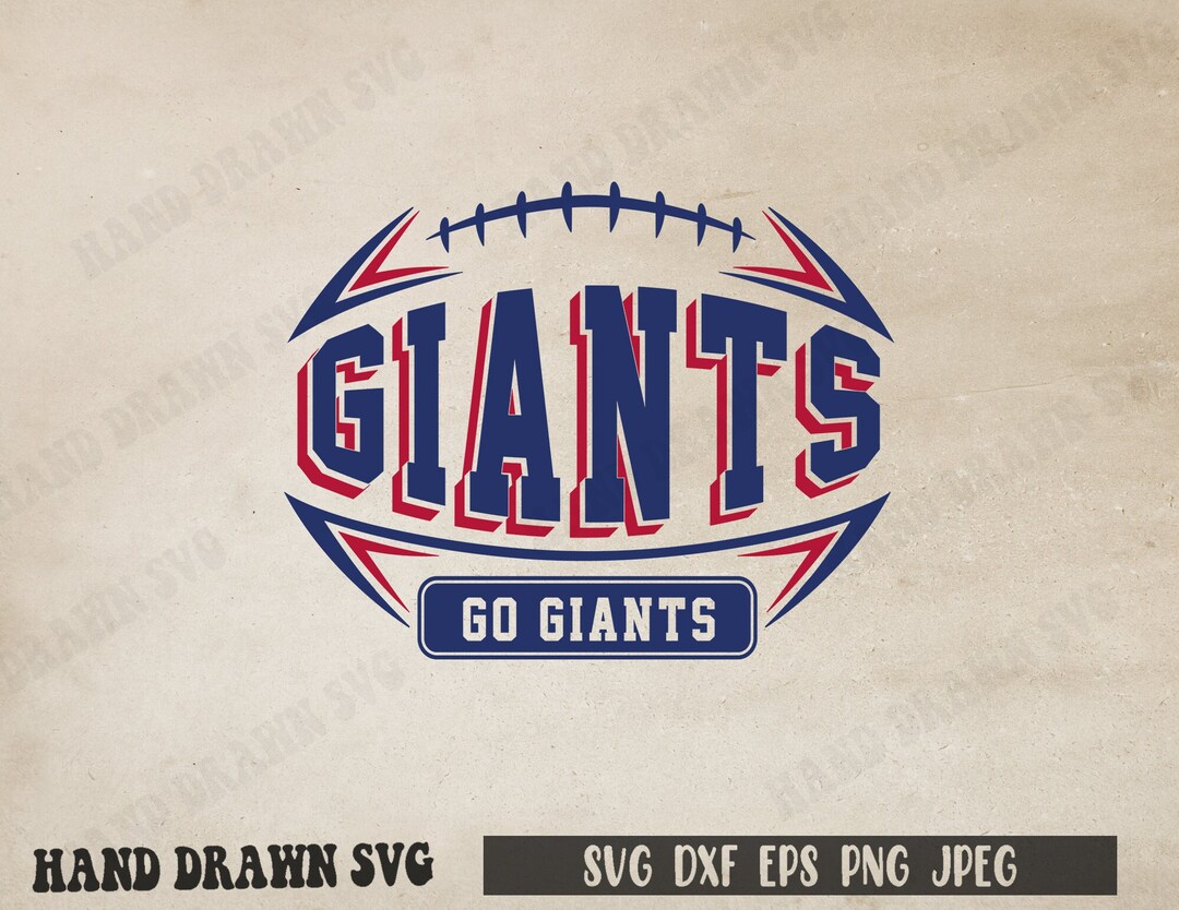 Go Giants Svg, Giants Svg, Giants Png, Cricut File, Silhouette Dxf ...