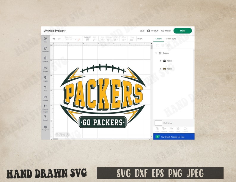 Go Packers Svg, Packers Png, Cricut File, Silhouette Dxf, Sublimation ...