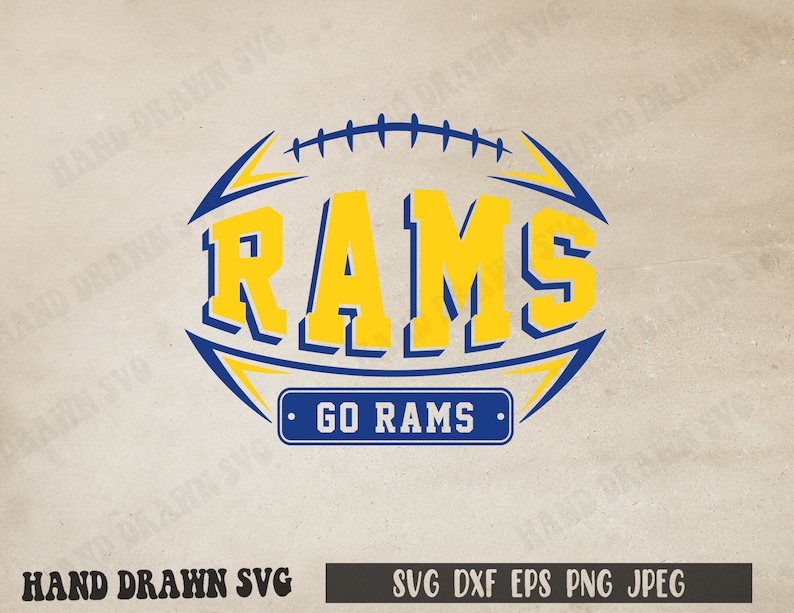 Go Rams Svg, Rams Png, Cricut File, Silhouette Dxf, Sublimation Png ...