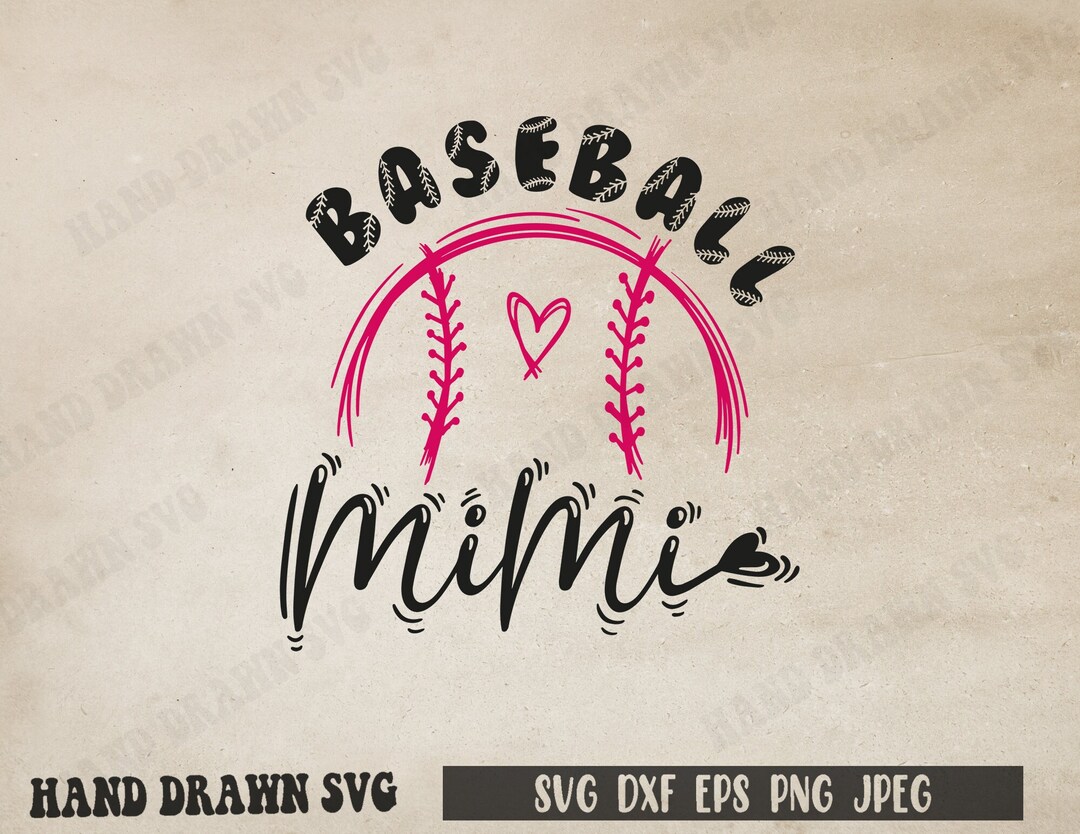 Baseball Mimi Svg, Baseball Mimi Png, Baseball Svg, Cricut File ...