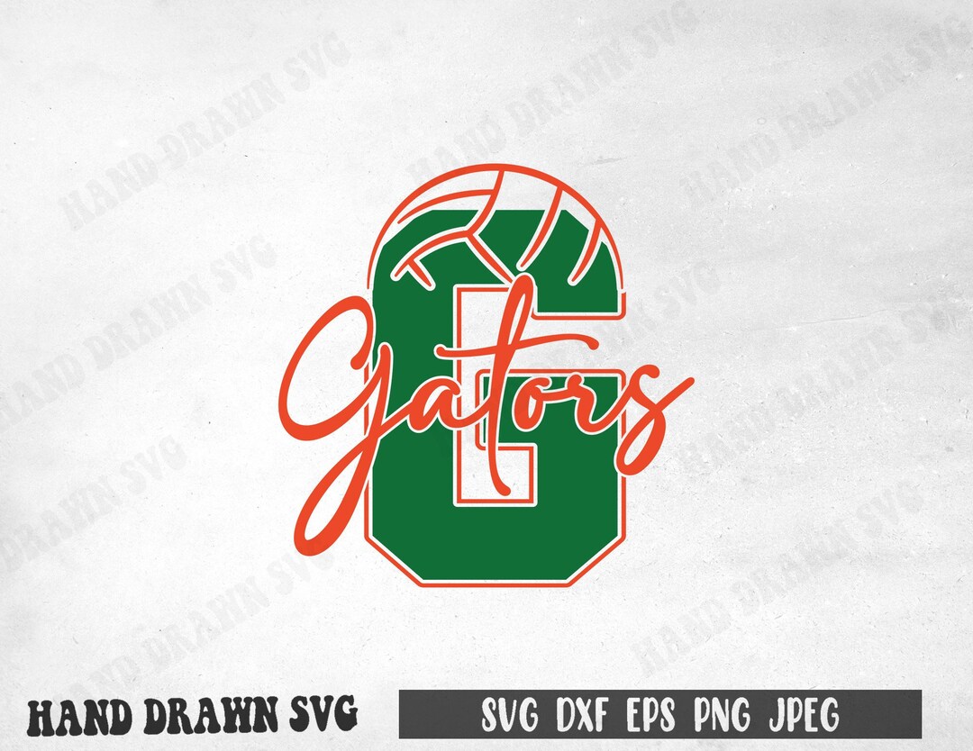 Volleyball Svg, Gator Volleyball Svg, Volleyball Shirt Svg, Cricut File ...