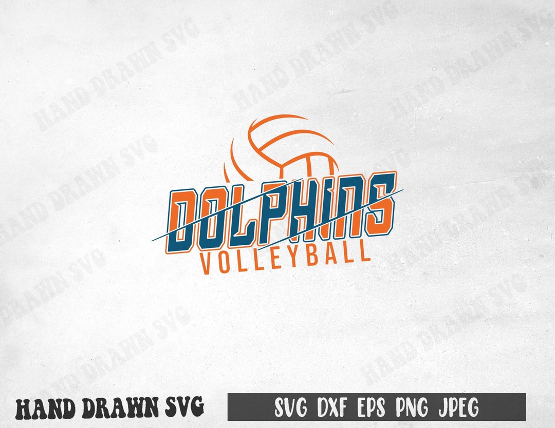 Volleyball Svg, Dolphin Volleyball Svg, Volleyball Shirt Svg, Cricut ...