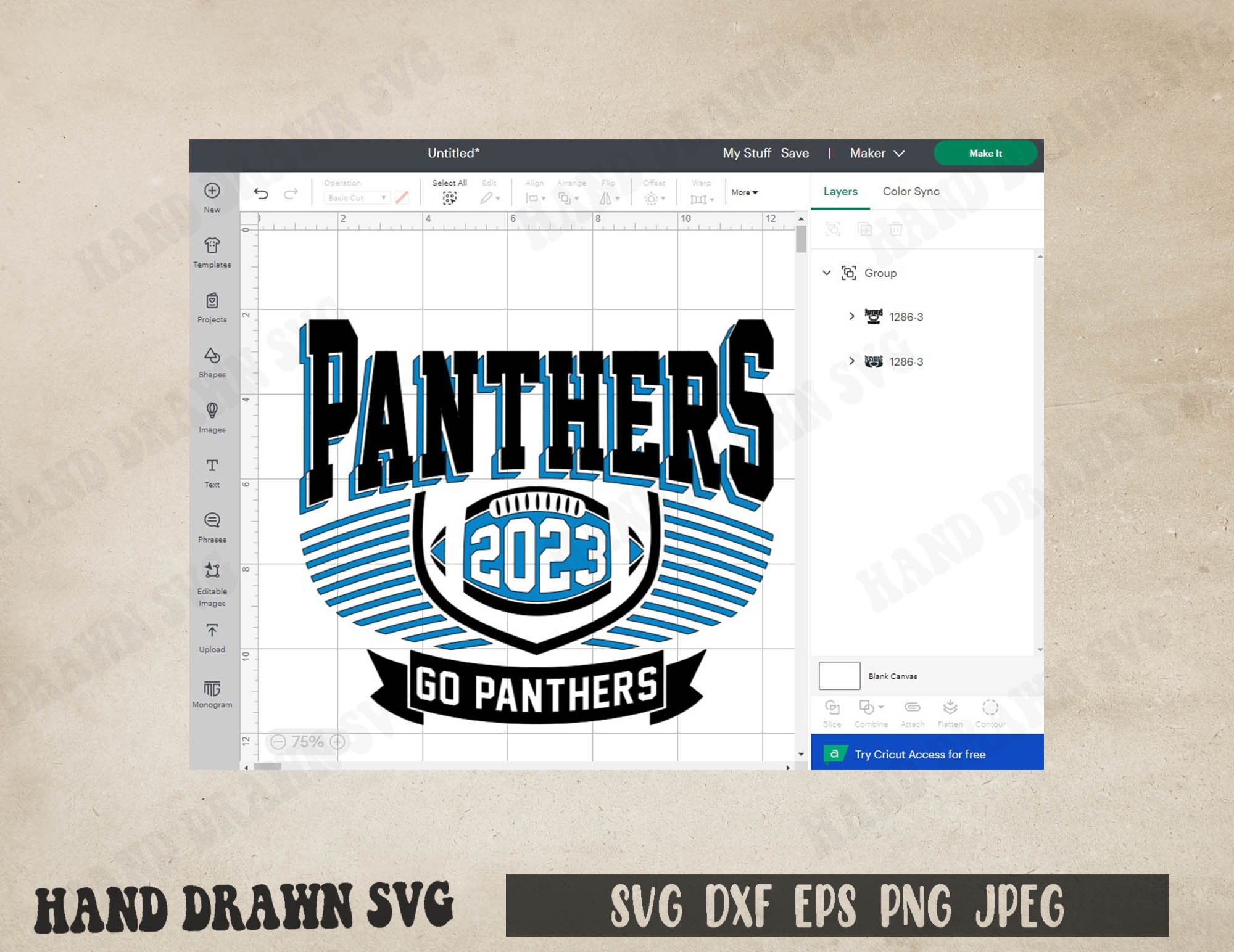 Panteras Svg, Panteras Png, Archivo Cricut, Silueta Dxf, Sublimación ...