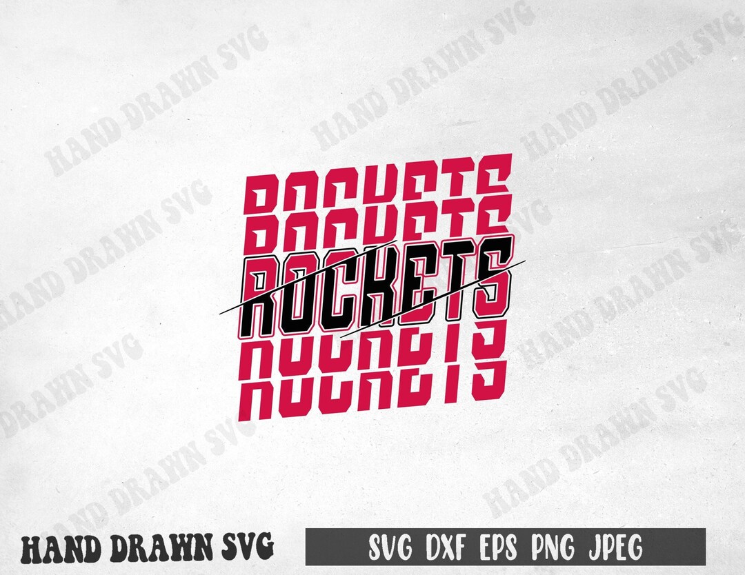 Stacked Rockets Svg Png, Rockets Png, Mascot Svg, Svg for Shirt, School ...