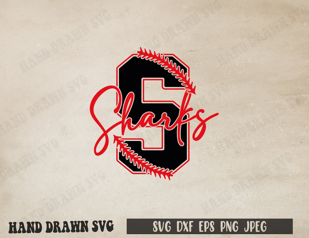 Softball Svg, Softball Png, Shark Svg, Softball Shirt Svg, arquivo ...