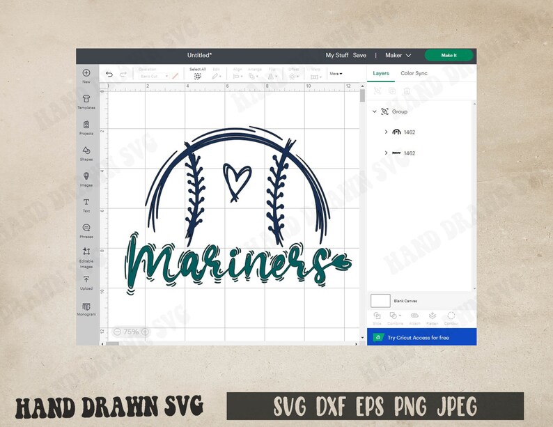 Softball Svg, Softball Png, Mariner Softball Shirt Svg, Cricut File ...