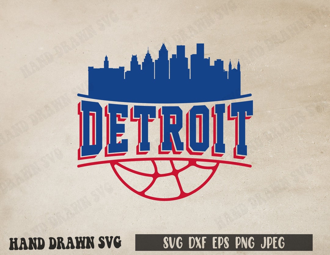 Detroit Basketball Svg, Detroit Basketball Png, Basketball Cricut File ...